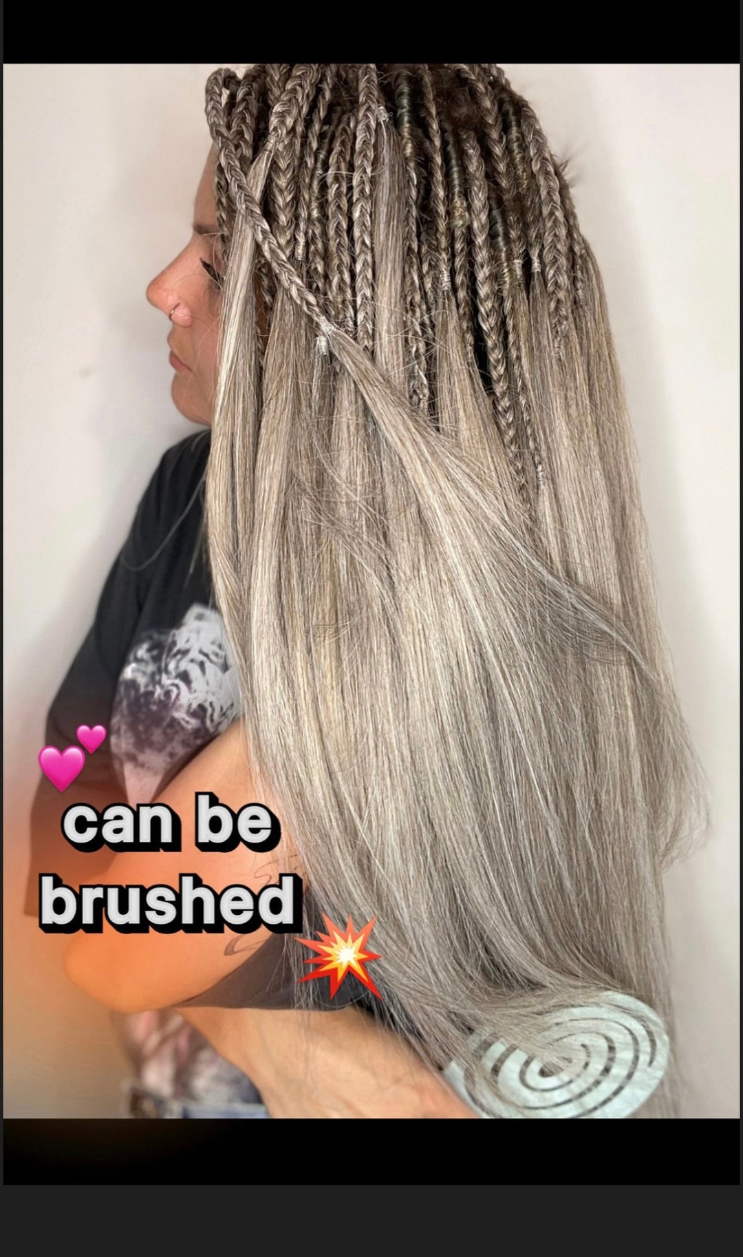 DE Braids Premium Class! Braids With Loose Ending - Etsy