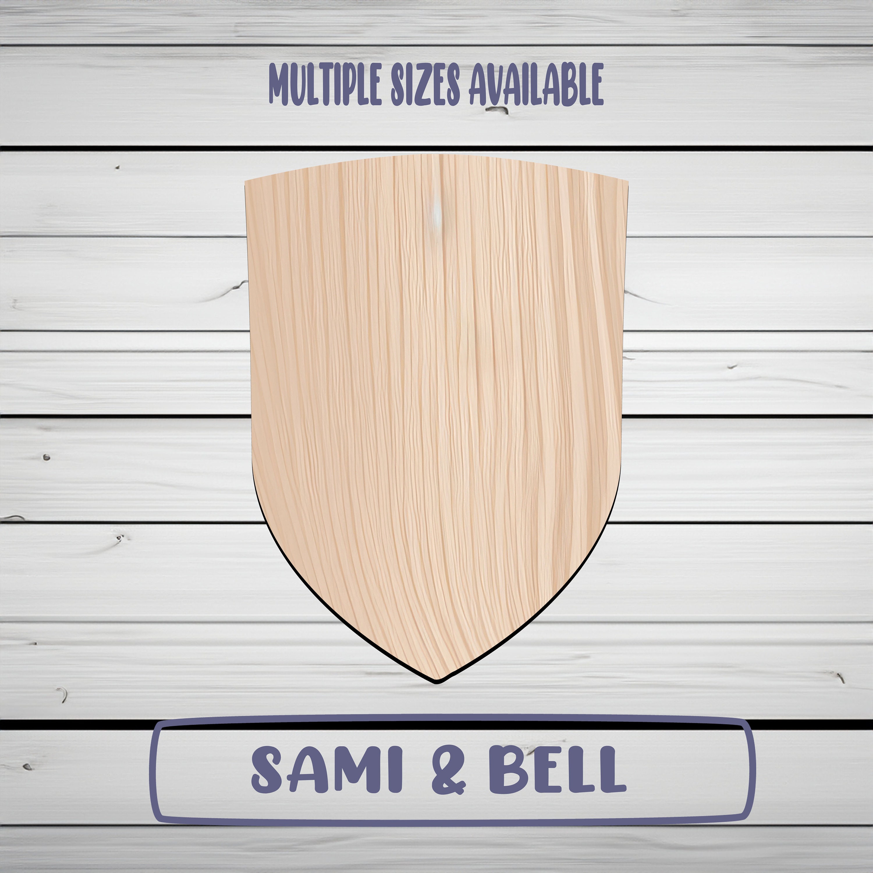 Shield Wood Cutout Laser Cut Unfinished Wood Shapes, Wood Cutouts, Wood ...