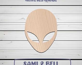 Alien Laser Cut Out Unfinished Wood Shape Craft Supply SPC7 - Etsy
