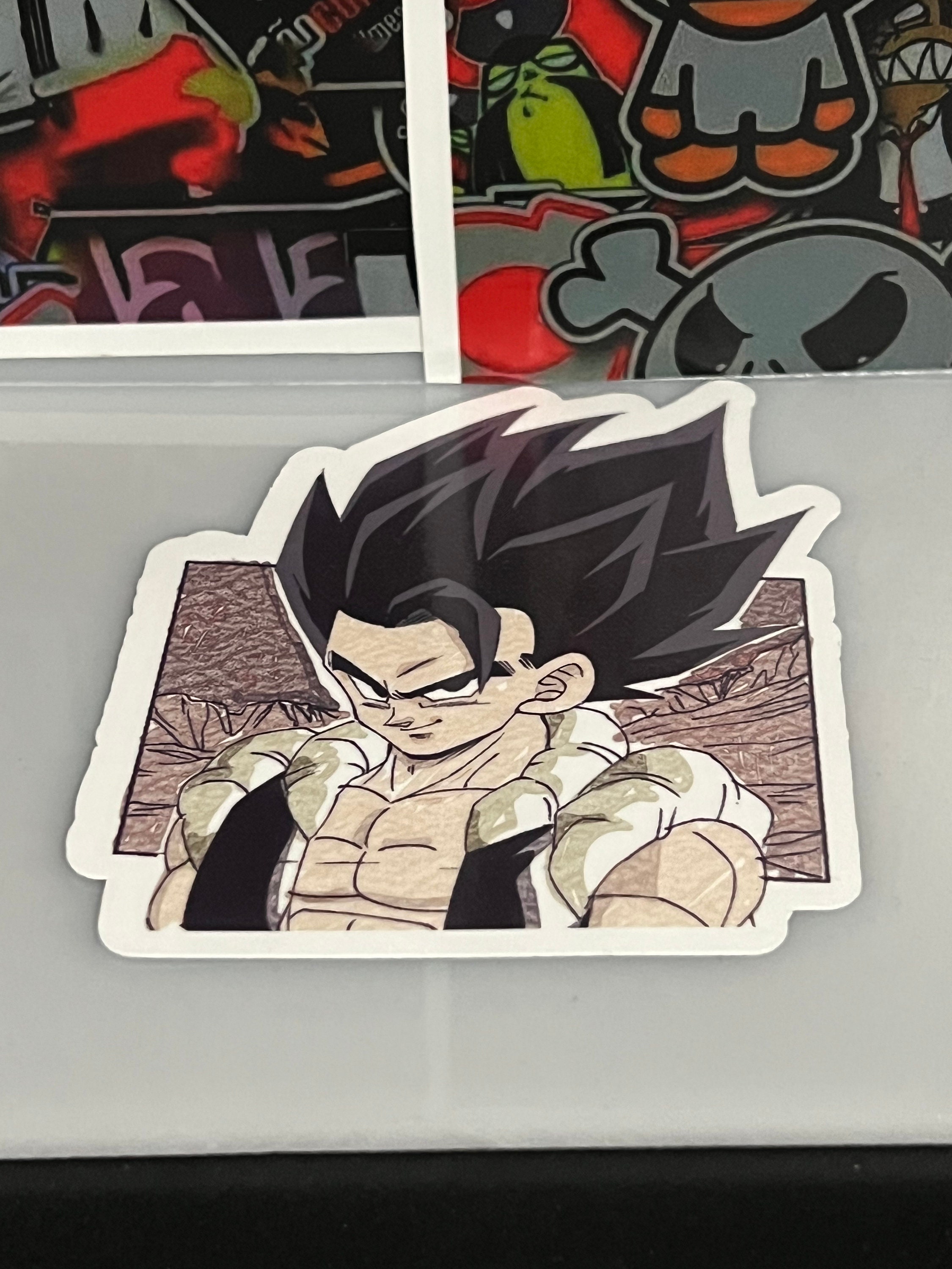 Gogeta Sticker Die Cut - Etsy
