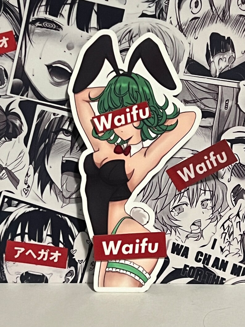 Anime Bunny Suit Girl Sticker Die Cut Waifu - Etsy