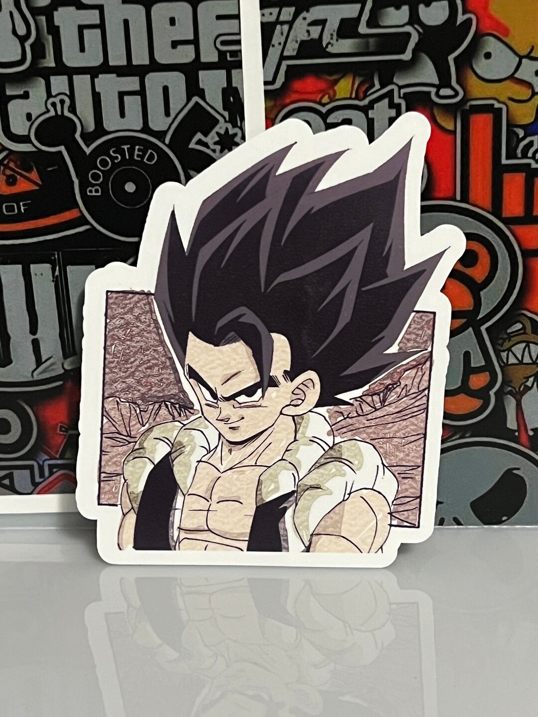 Gogeta Sticker Die Cut - Etsy