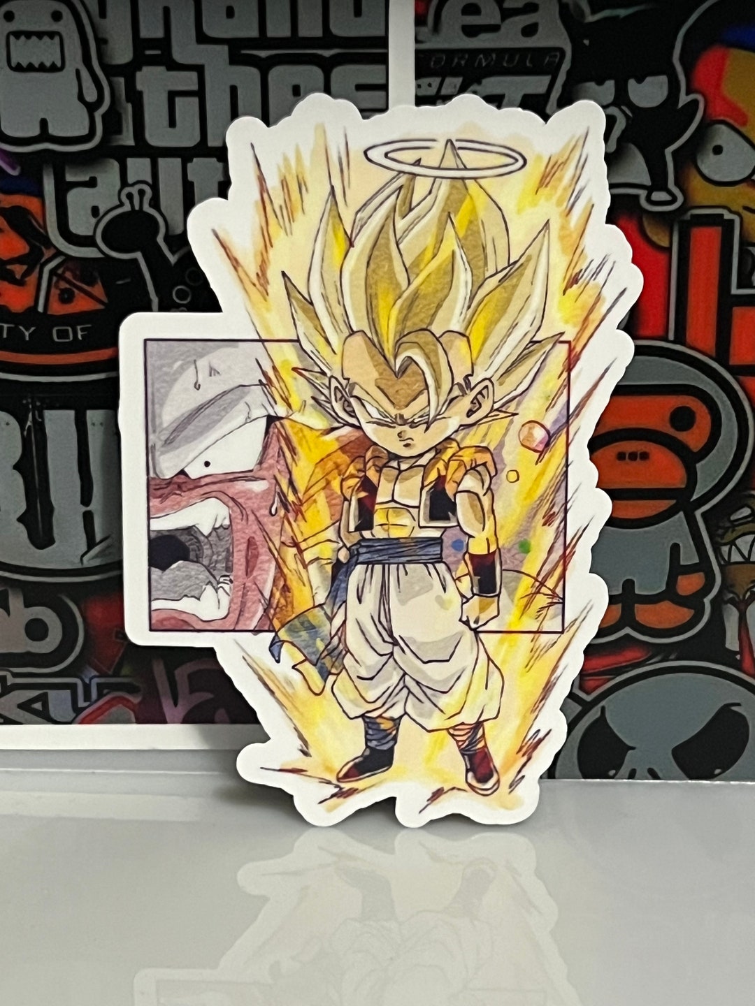 Gogeta Sticker Color Pencil Style Sticker - Etsy