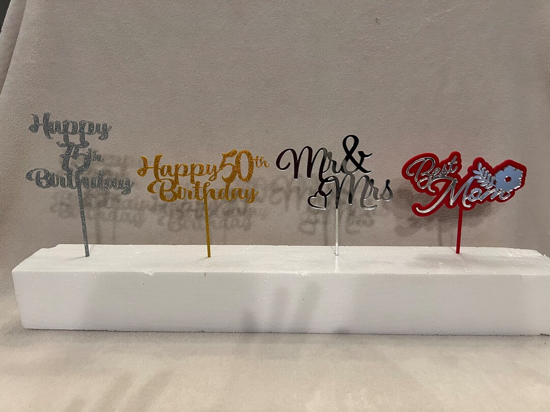 Customized Cake Toppers - Etsy
