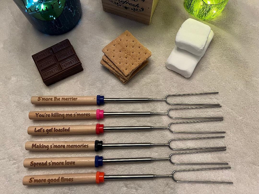 Customized Personalized Smore Sticks Assorted Colors Only - Etsy