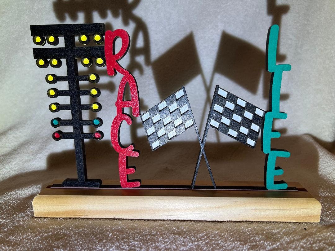 Drag Racing Full Tree Sign, Race Life Sign - Etsy