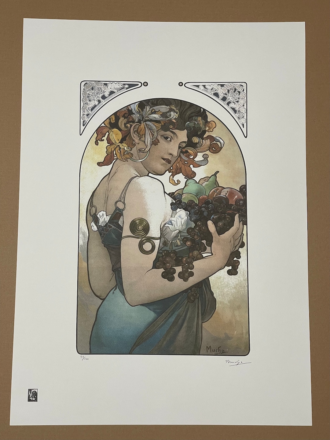 Alphonse MUCHA Signed Limited Edition Lithograph Certificate - Etsy
