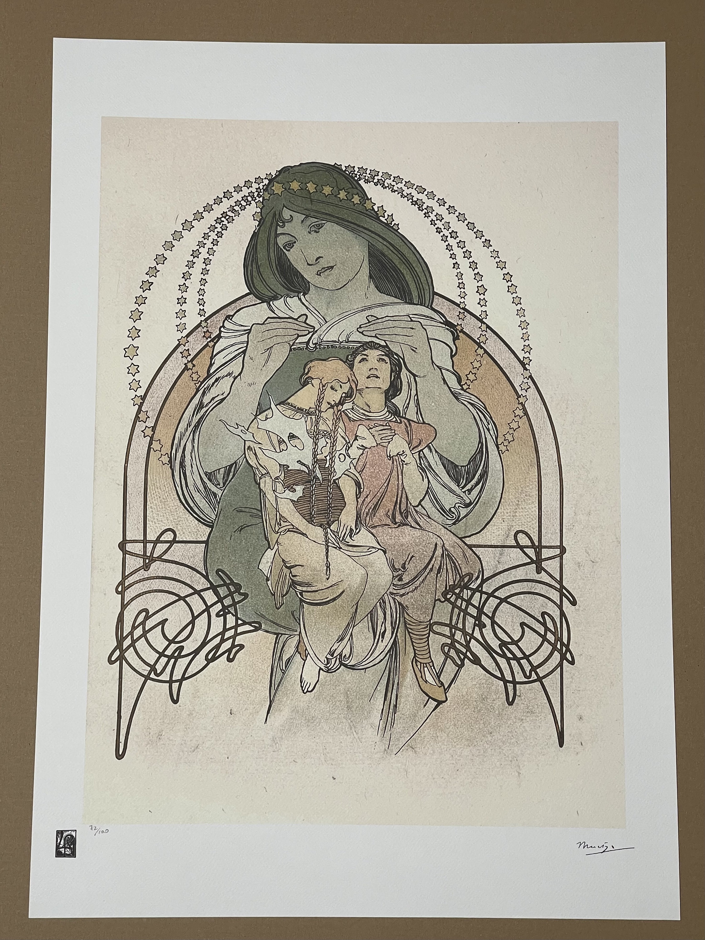 Alphonse MUCHA Signed Limited Edition Lithograph Certificate - Etsy