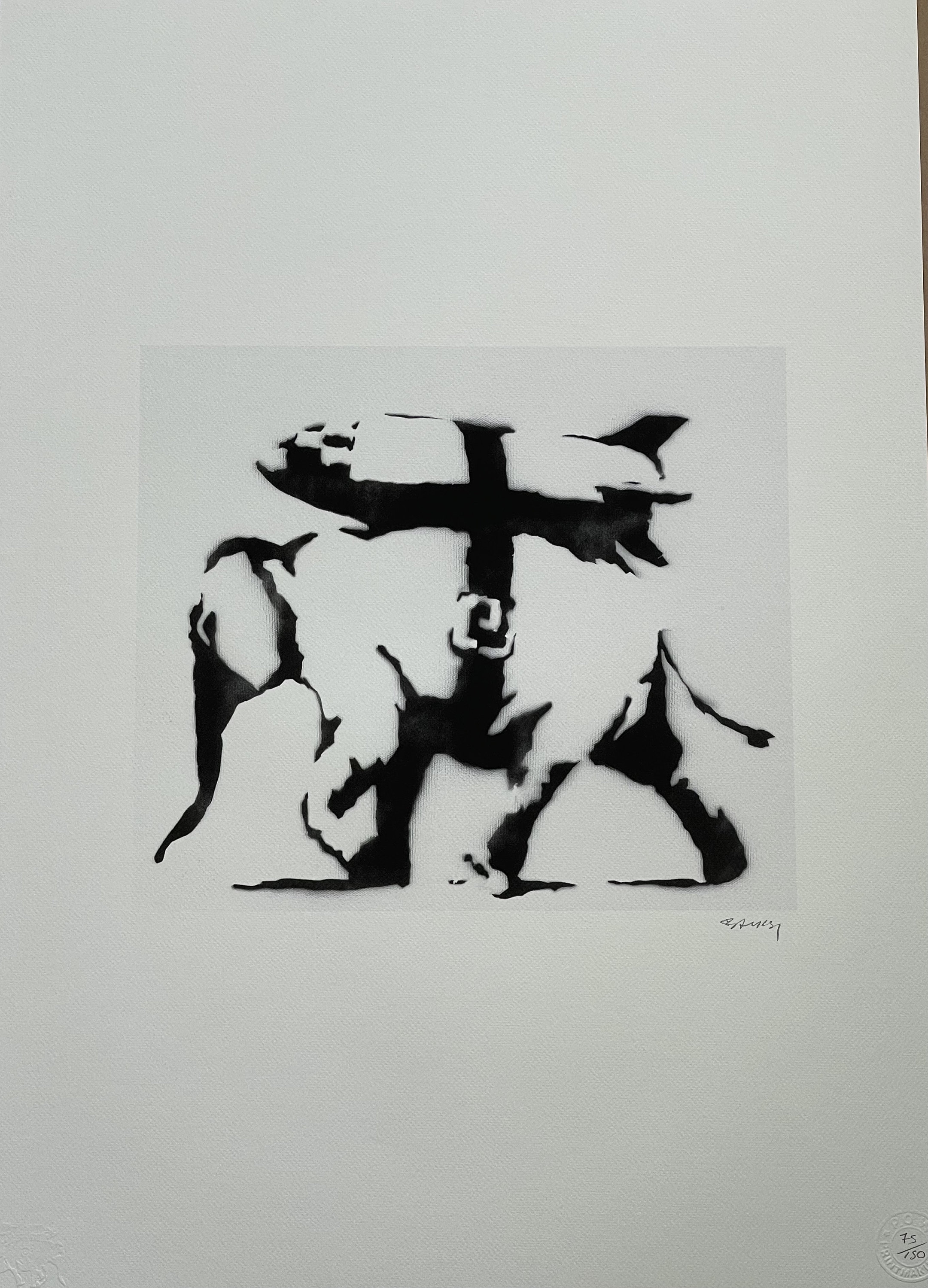 BANKSY Signed Certificate banksy Wall Art Banksy - Etsy