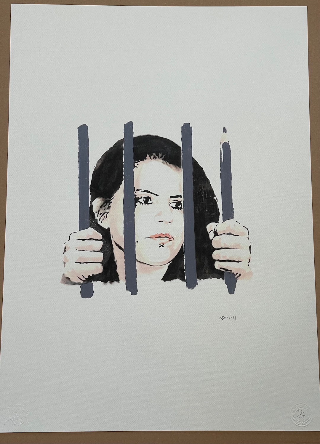 BANKSY Signed Certificate banksy Wall Art, Banksy Litograph, Banksy ...