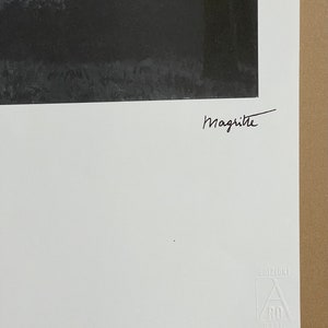 Rene Magritte Lithograph Certificate, Signed, Top Wall Art, Surreal Art ...