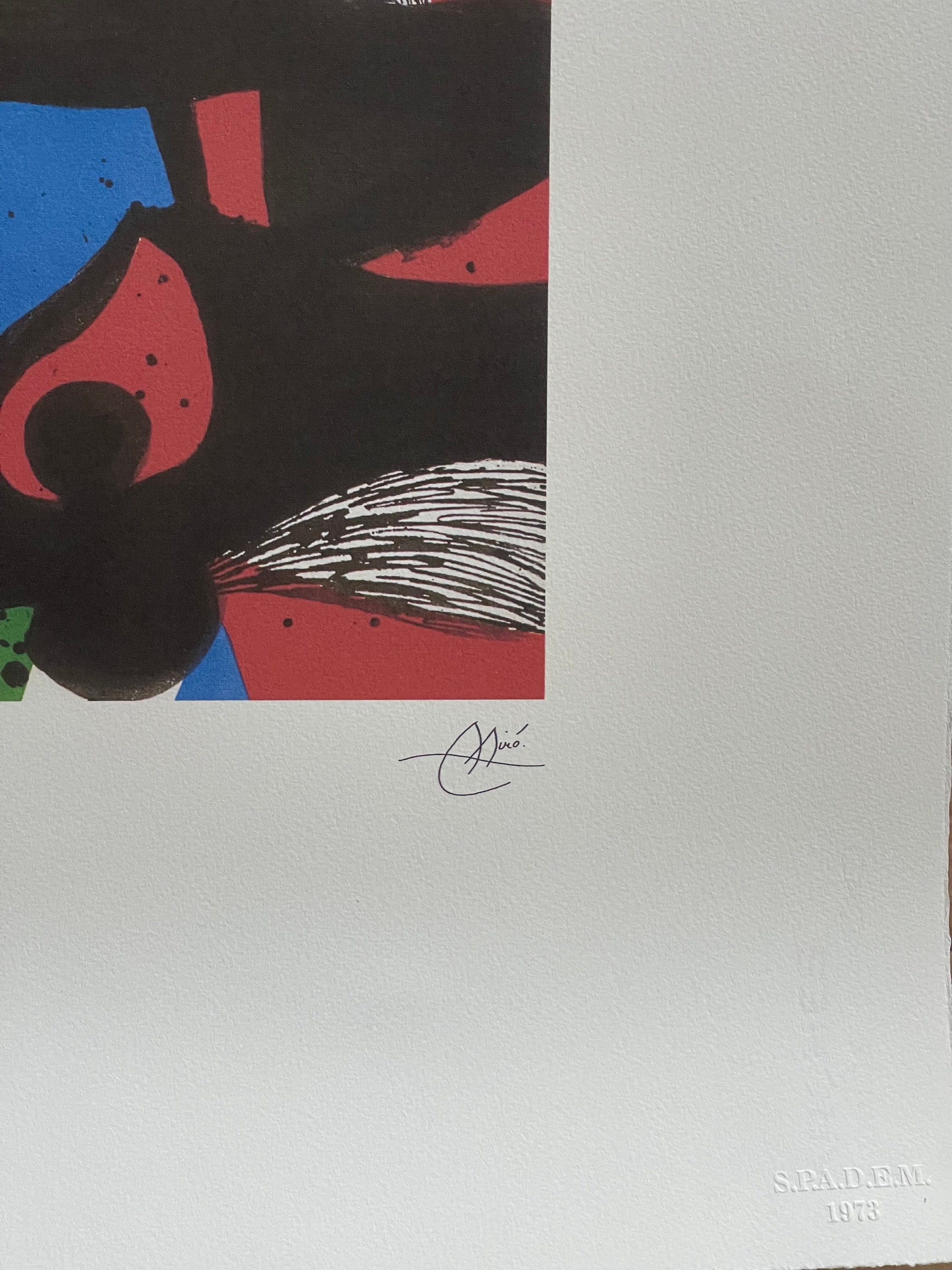 Joan Miró Signed Lithograph Limited Edition With a Certificate - Etsy