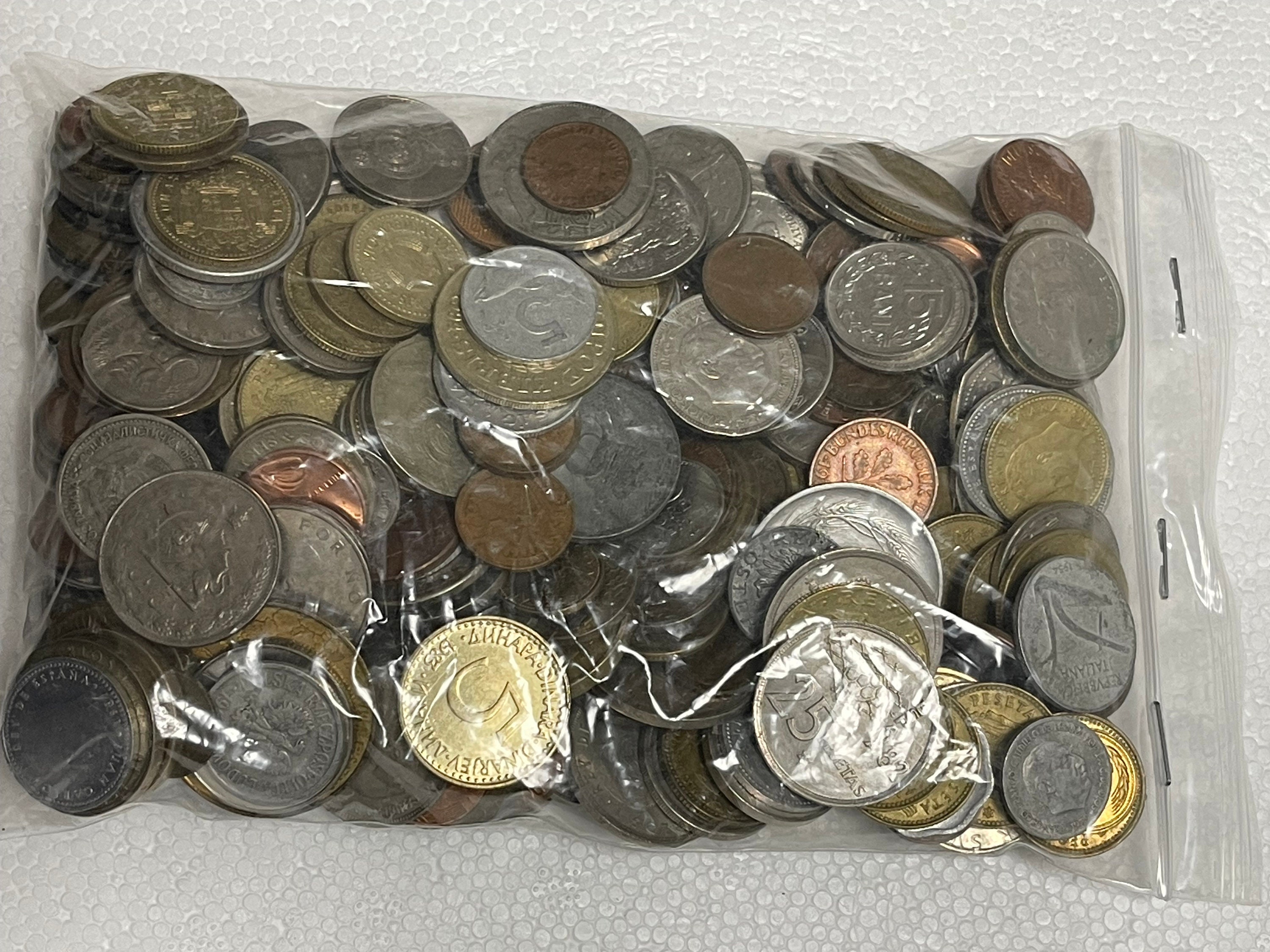 One Kilo of Different Coins. Vintage Collectible Coins - Etsy
