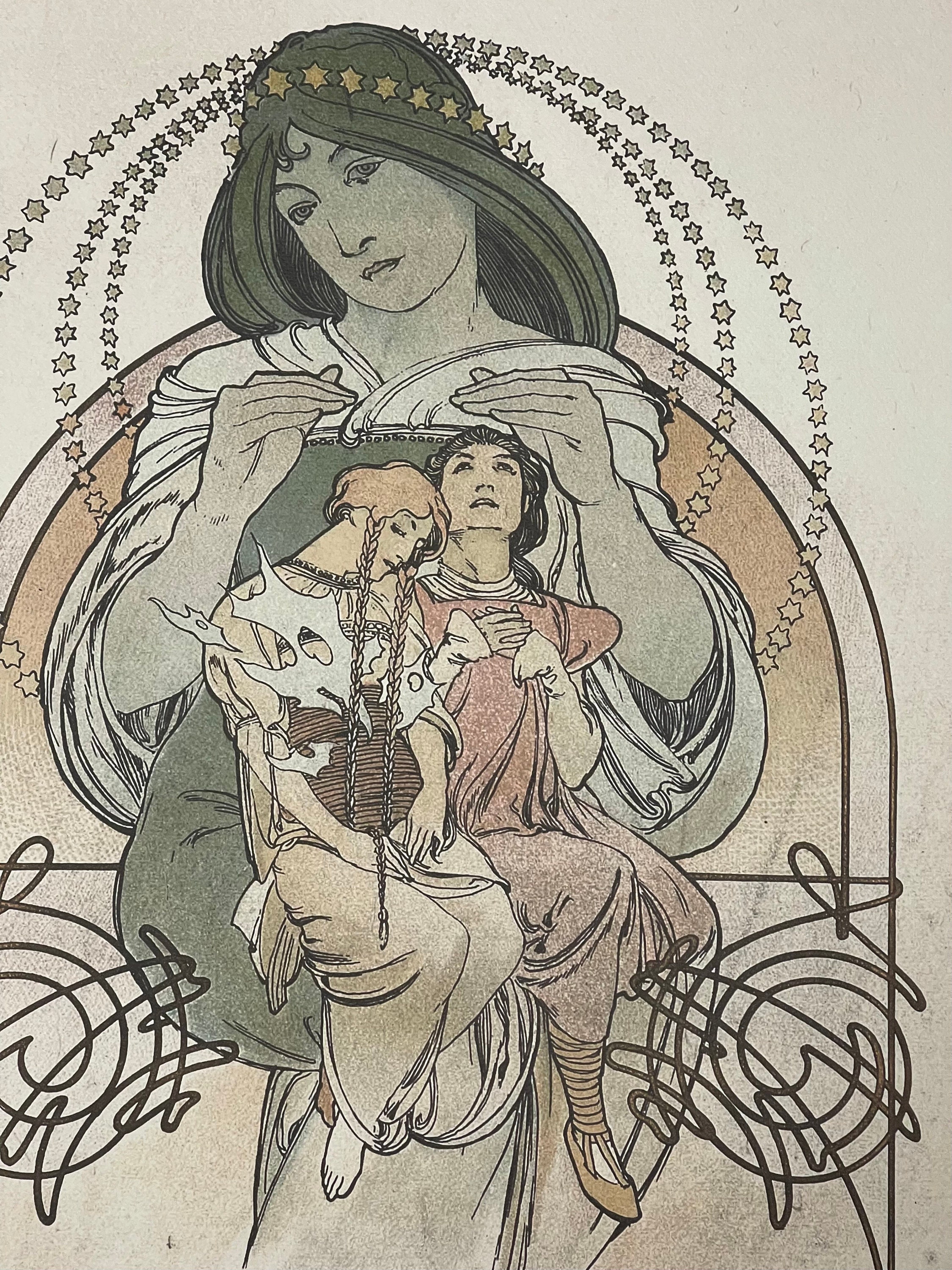 Alphonse MUCHA Signed Limited Edition Lithograph Certificate - Etsy