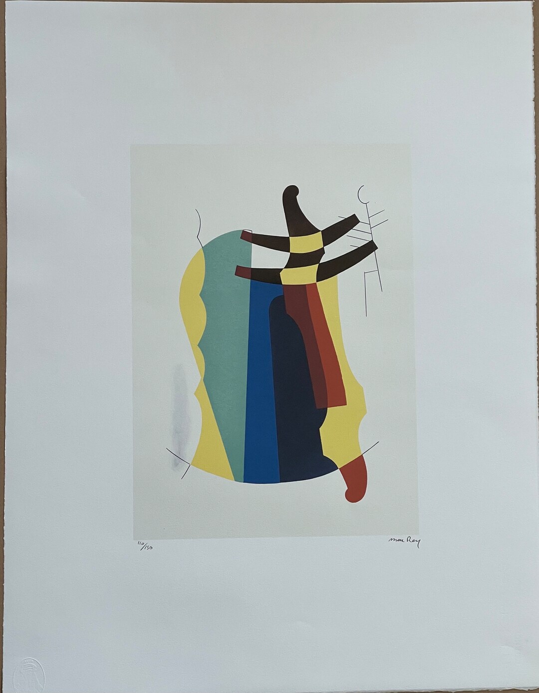 Man Ray Signed Lithograph 50 X 65 Cm Limited Edition With - Etsy