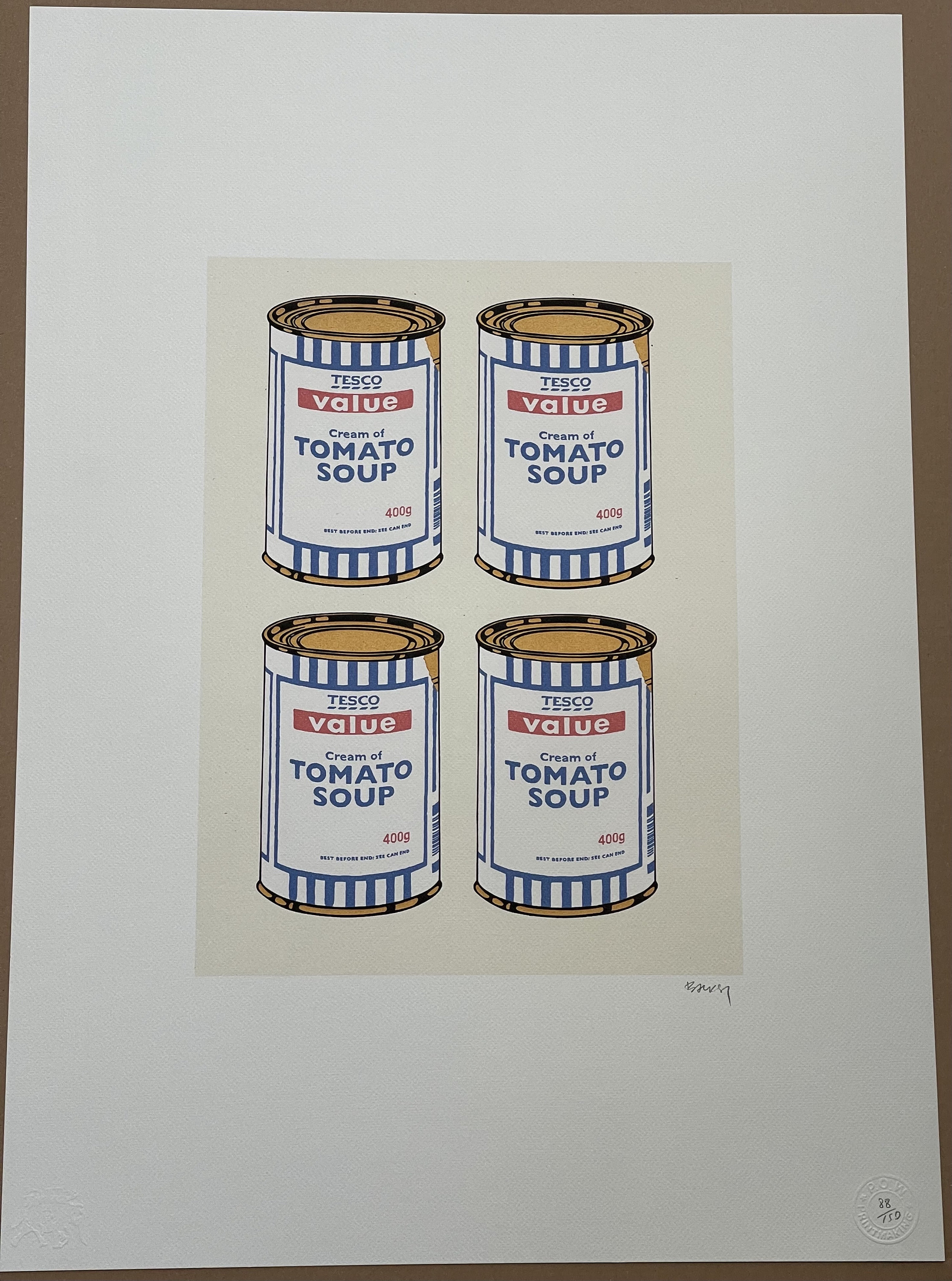 BANKSY Signed Certificate banksy Wall Art Banksy - Etsy