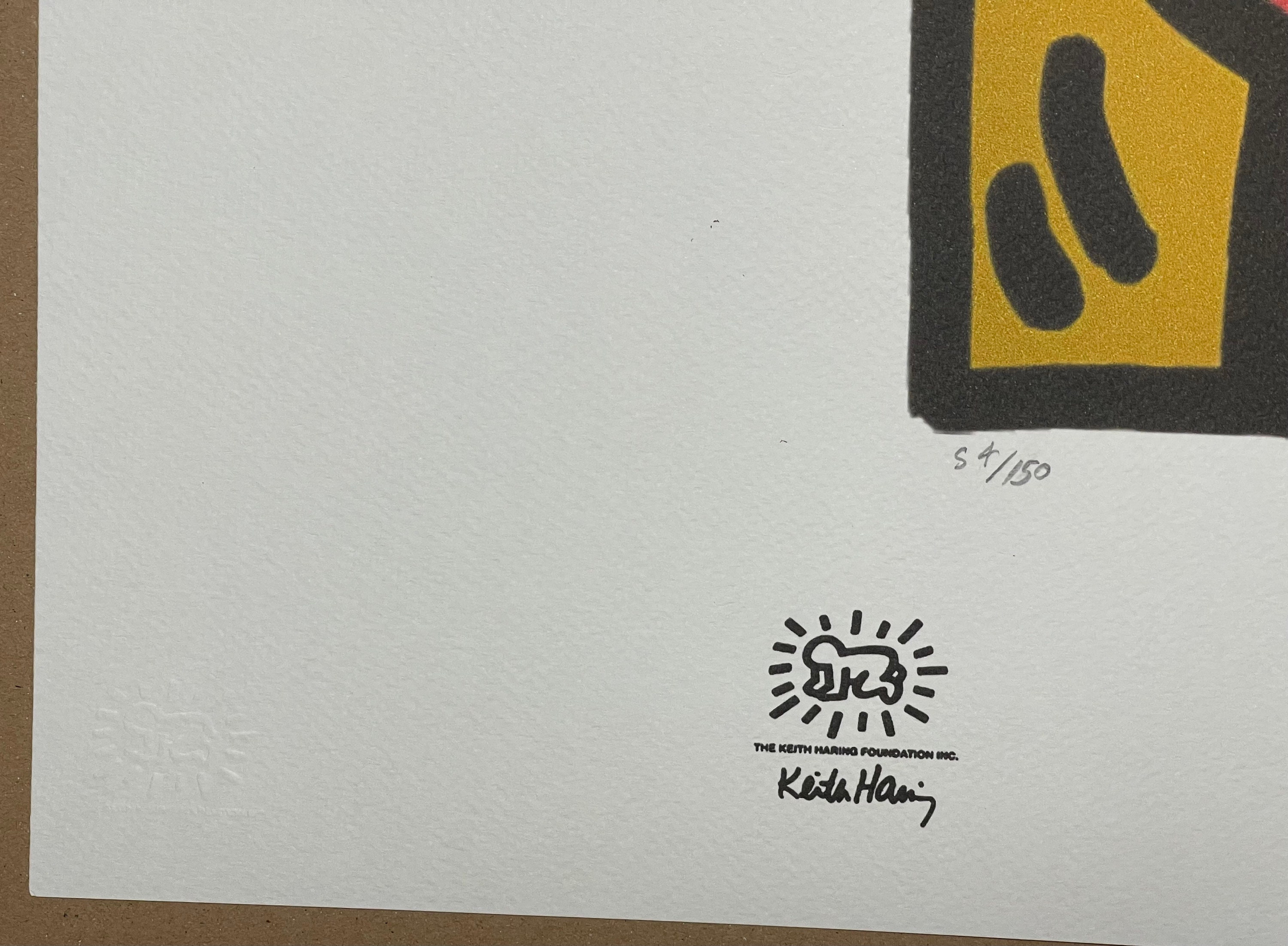 KEITH HARING Signed Lithograph Contemporary Art - Etsy