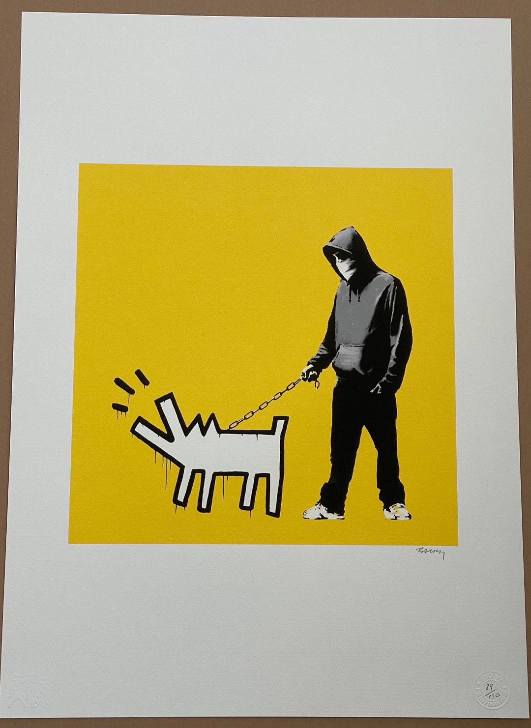 BANKSY Signed Certificate banksy Wall Art Banksy - Etsy