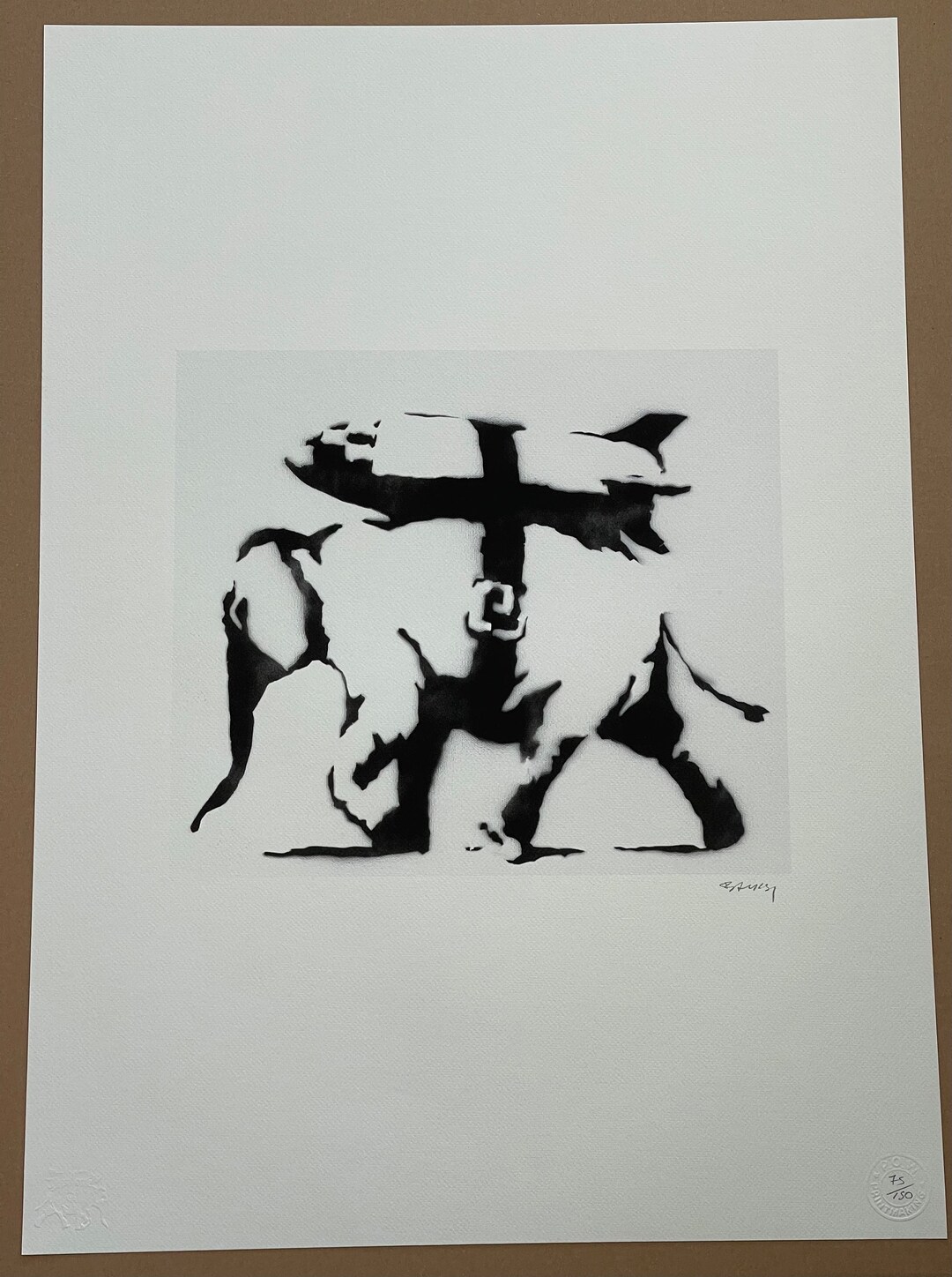 BANKSY Signed Certificate banksy Wall Art Banksy - Etsy