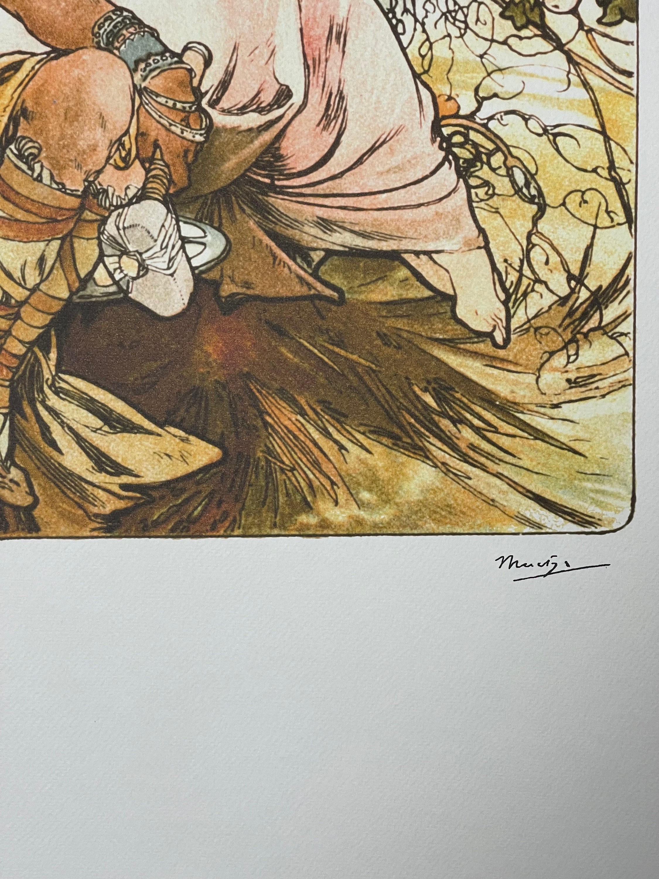 Alphonse MUCHA Signed Limited Edition Lithograph Certificate - Etsy