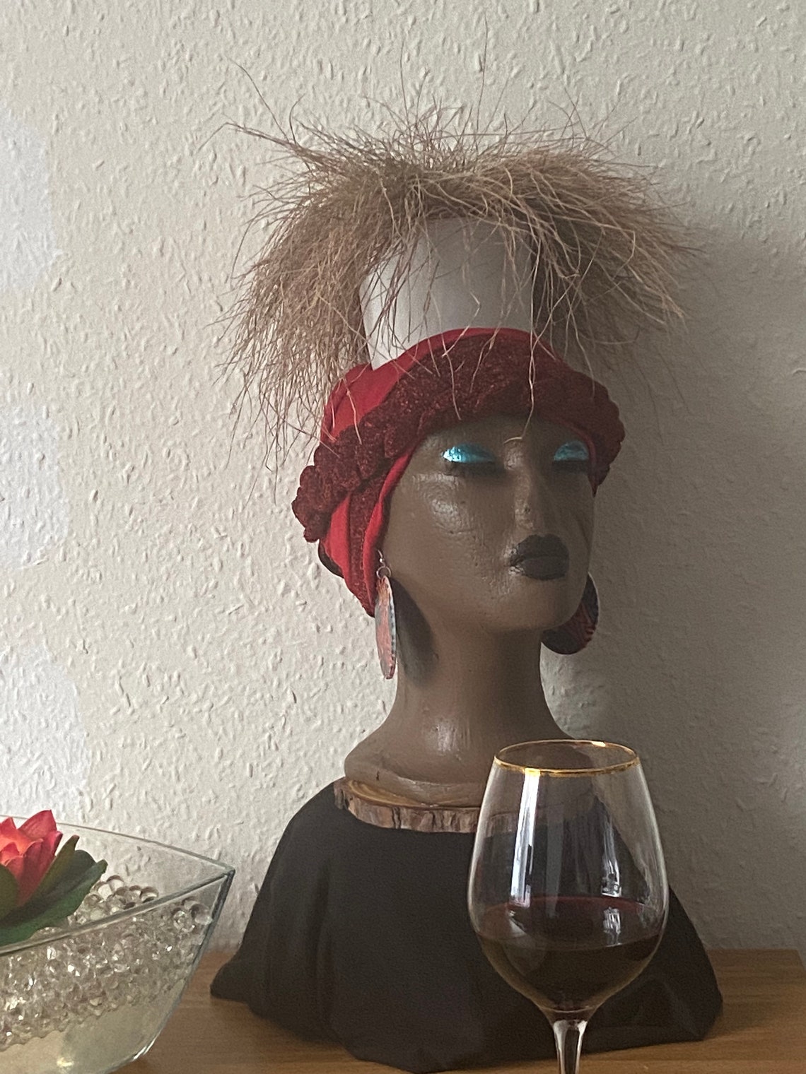 Nia Nubian Head Plant Potter - Etsy