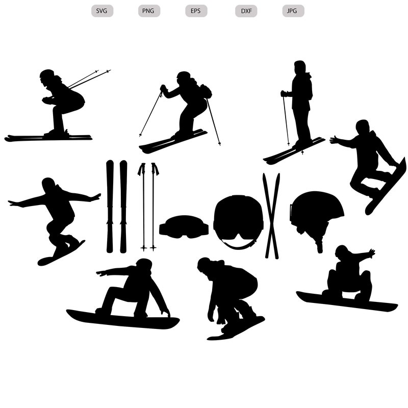 Silhouette Winter - Etsy