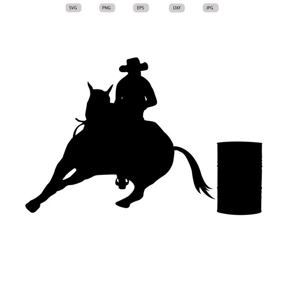 Barrel Racing Dxf - Etsy