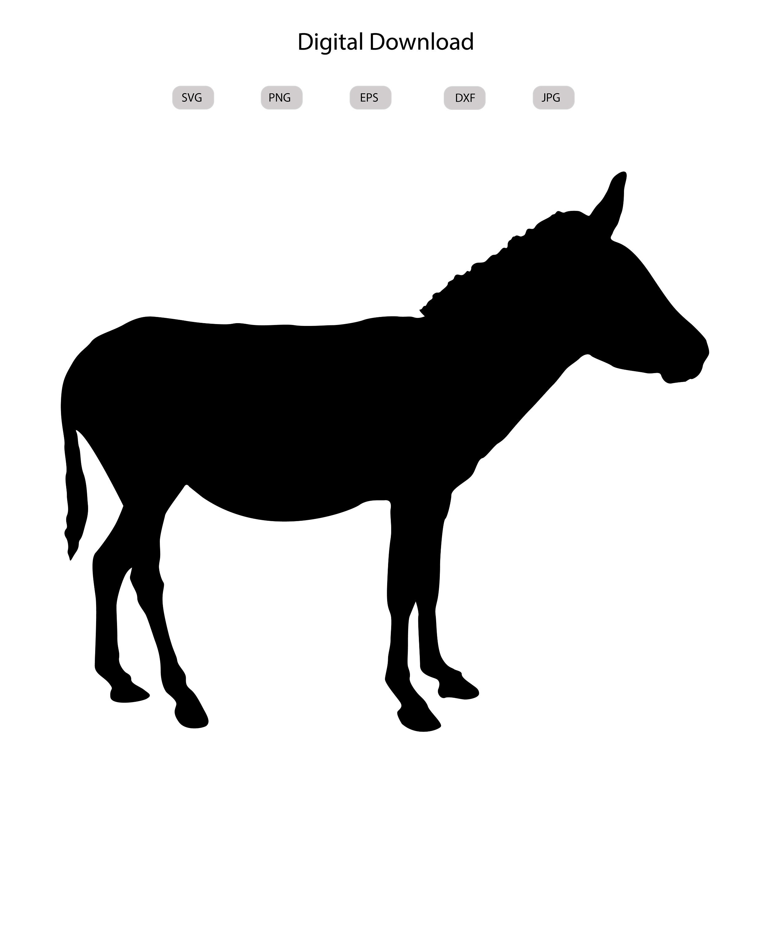 Mule Svg Mule Silhouette Mule Svg Bundle Mule Svg Design Mule Cut File ...