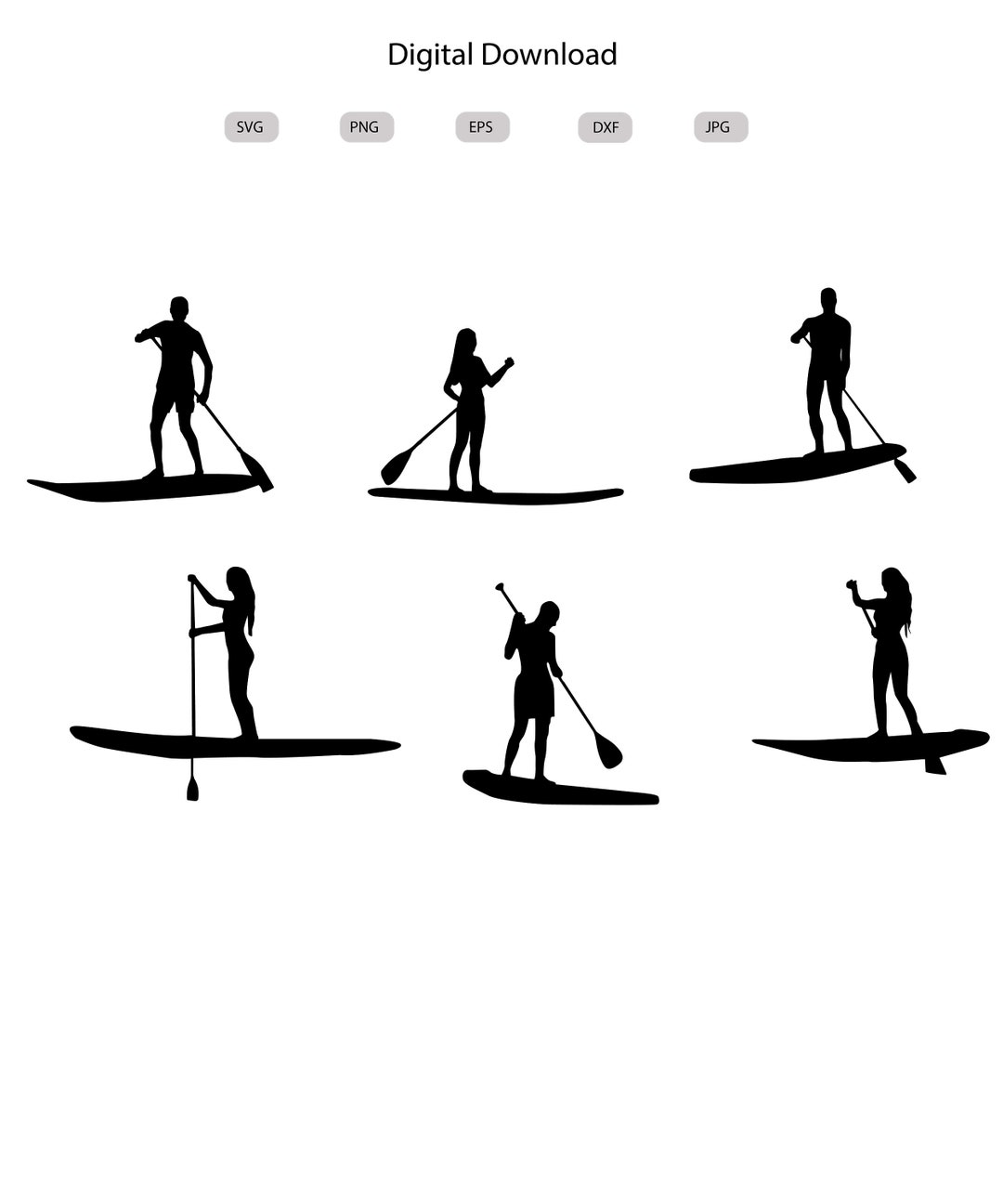Paddleboard Svg Paddleboard Silhouette Paddleboard Svg - Etsy