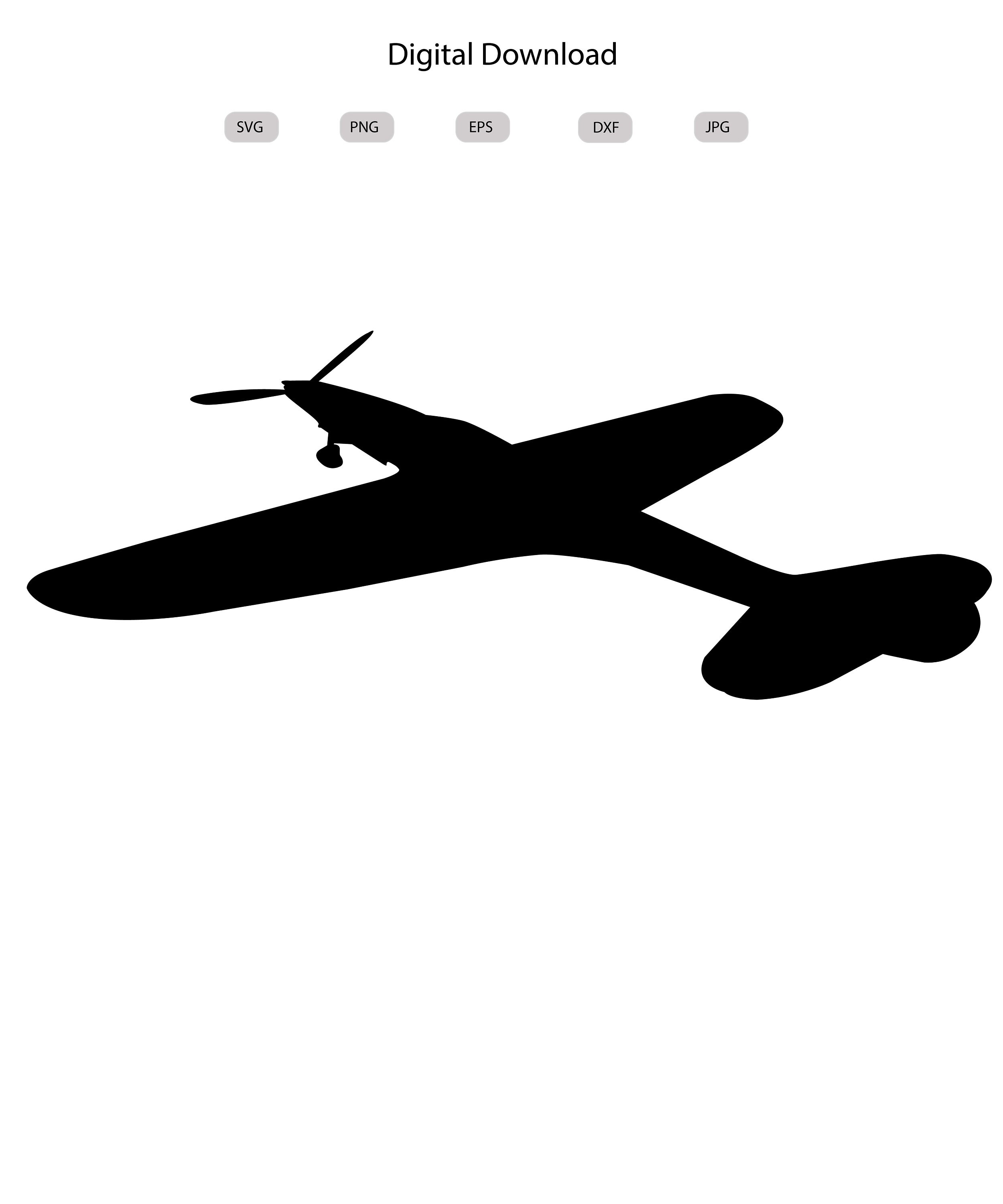 Vintage Airplane Svg Vintage Airplane Silhouette Vintage Airplane Cut ...