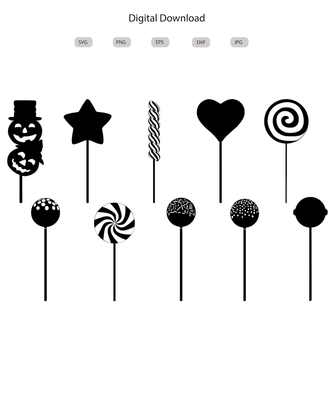 Lollipop Svg Lollipop Silhouette Lollipop Svg Bundle lollipop Svg ...