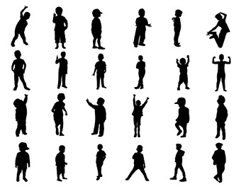 Kids Running Svg Kids Running Silhouette Kids Running Cut File Kids ...