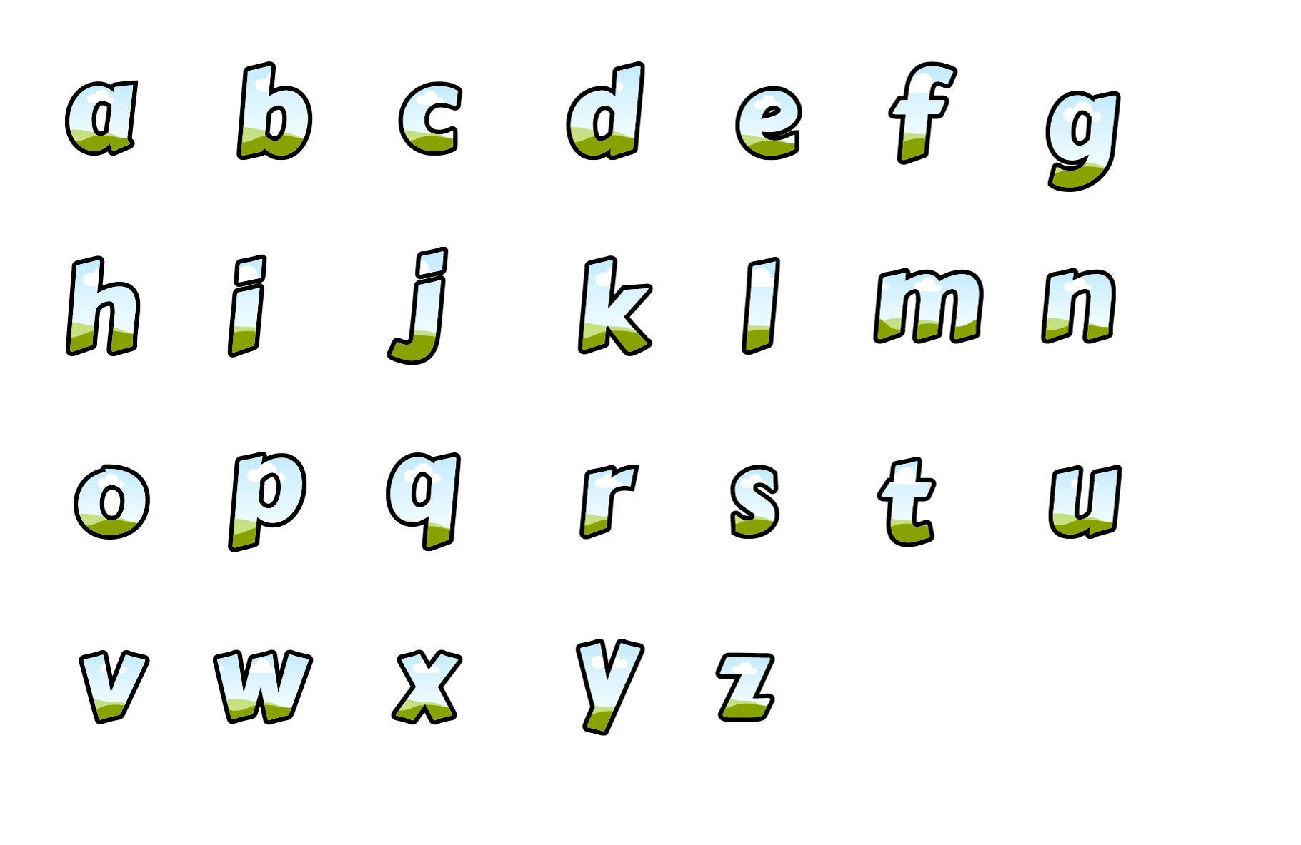 Canva Alphabet Frames , Editable in Canva , Banner Templates, Mockup ...