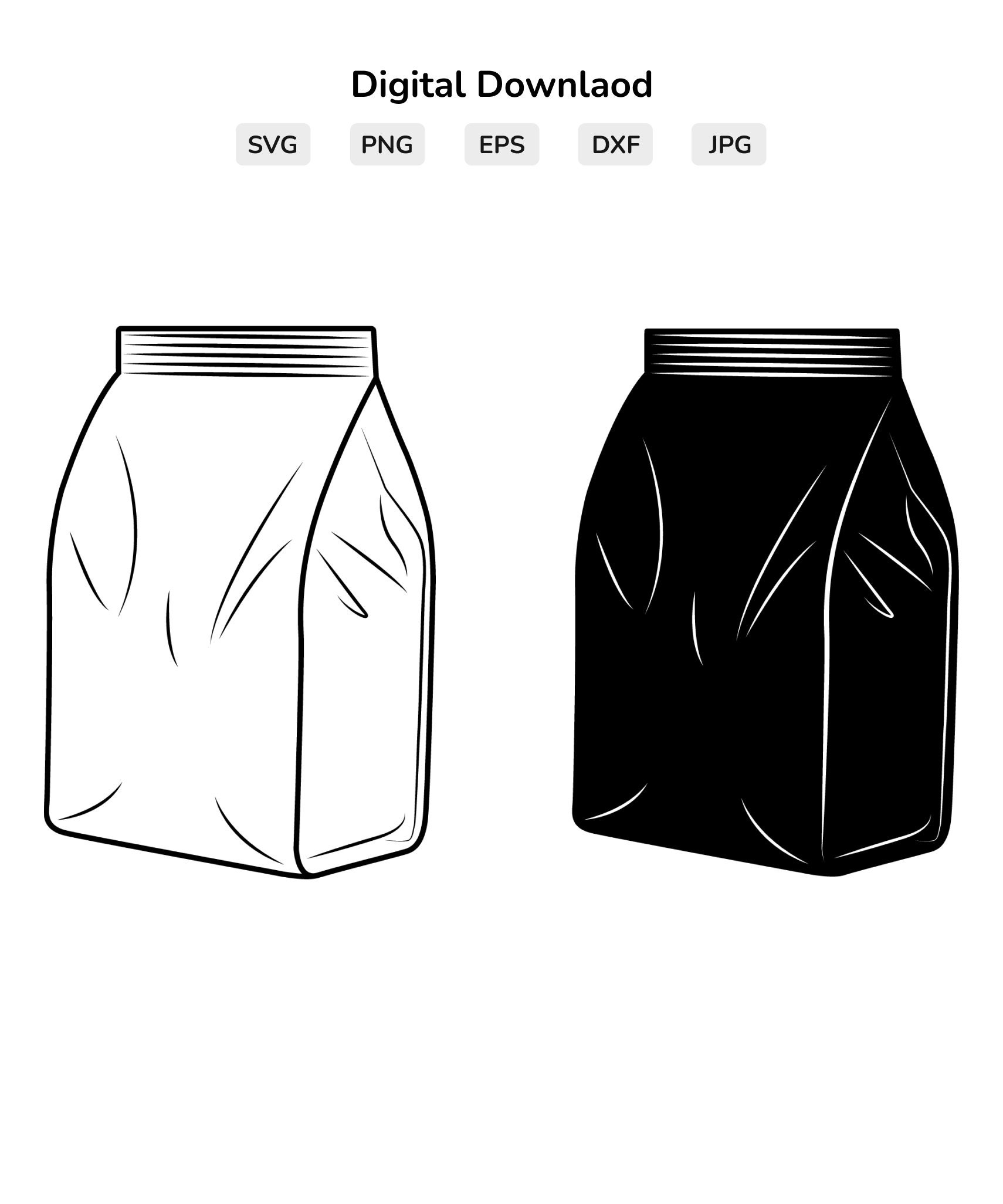 Food Packaging Svg - Food Packaging Silhouette - Food Packaging Svg ...