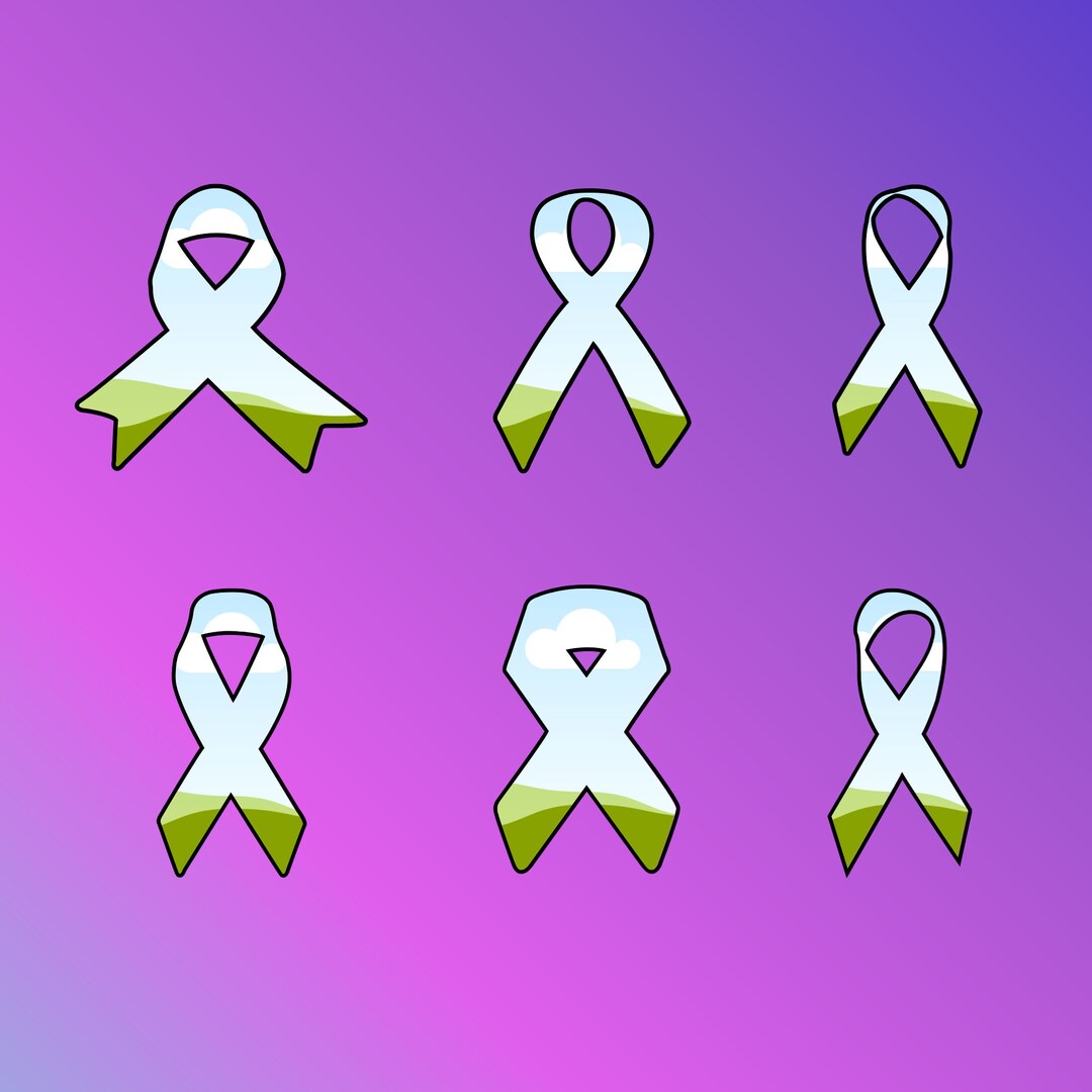 Awareness Ribbon Canva Frames , Editable in Canva , Banner Templates ...