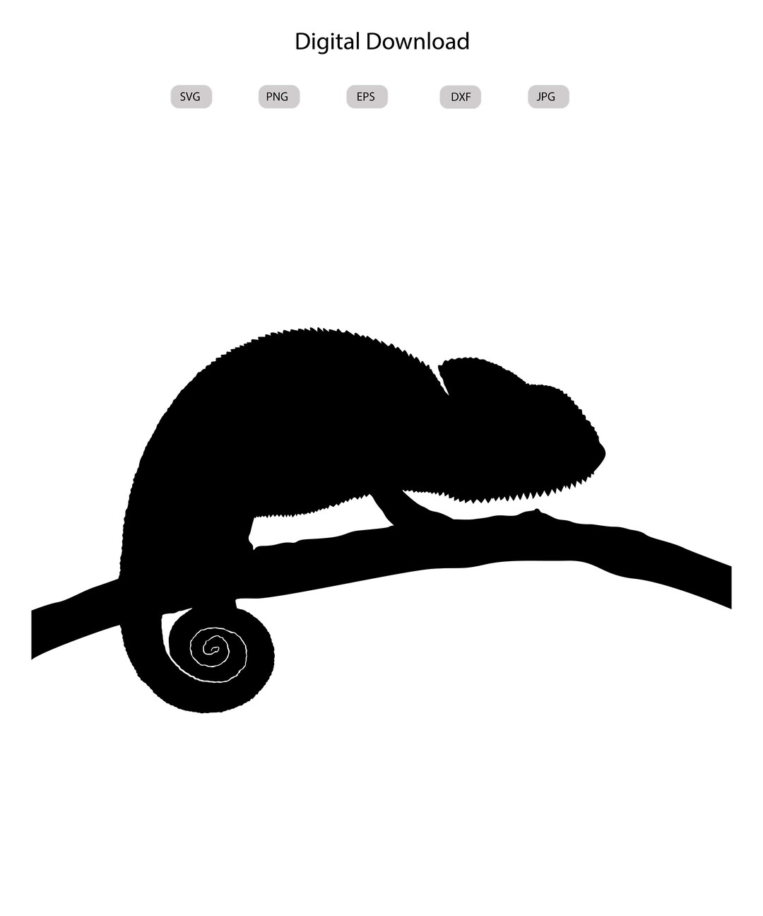Chameleon Svg - Chameleon Silhouette - Chameleon Svg Design- Chameleon ...