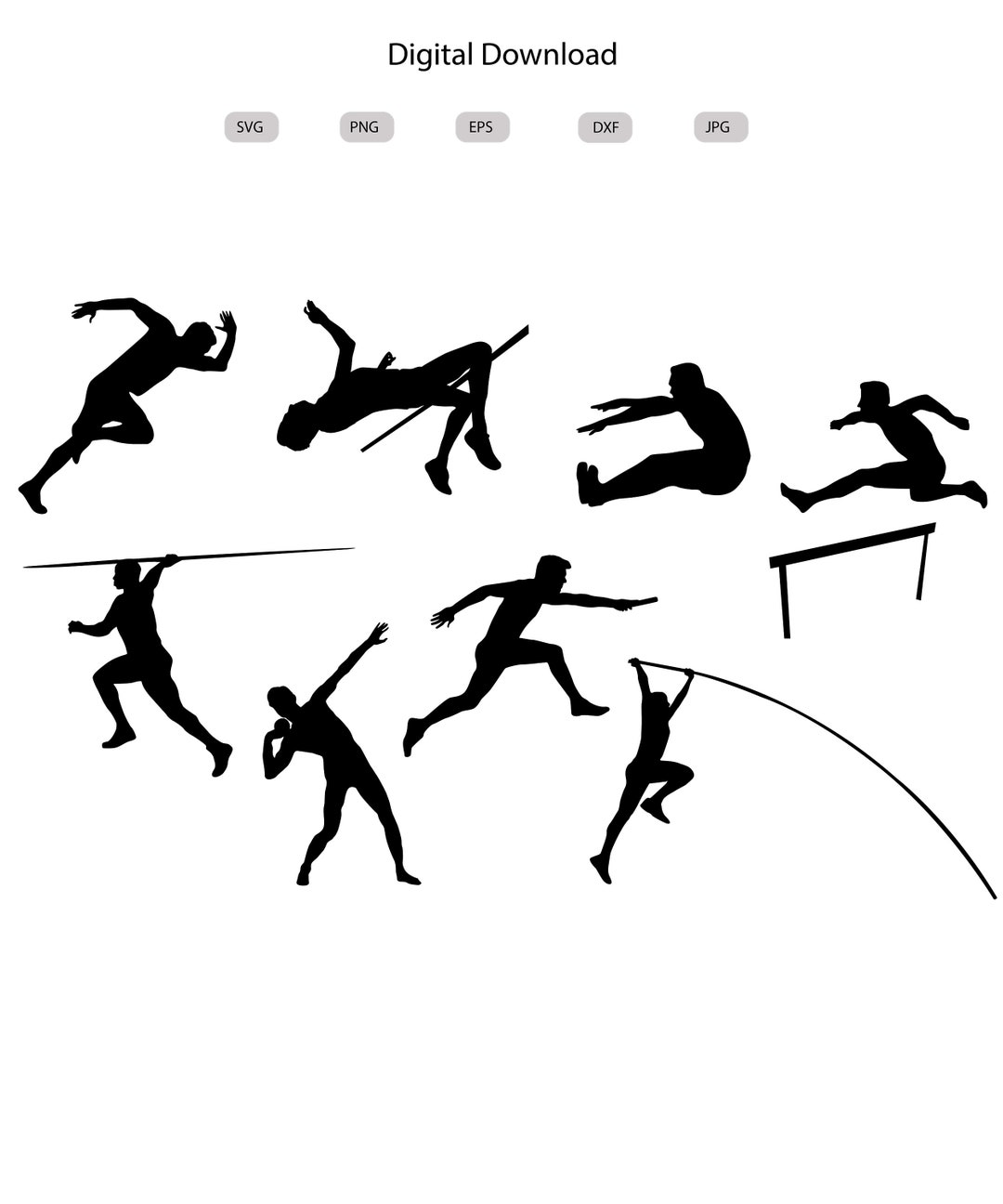 Sports Svg - Sports Silhouette - Sports Svg Bundle -sports Svg Design ...