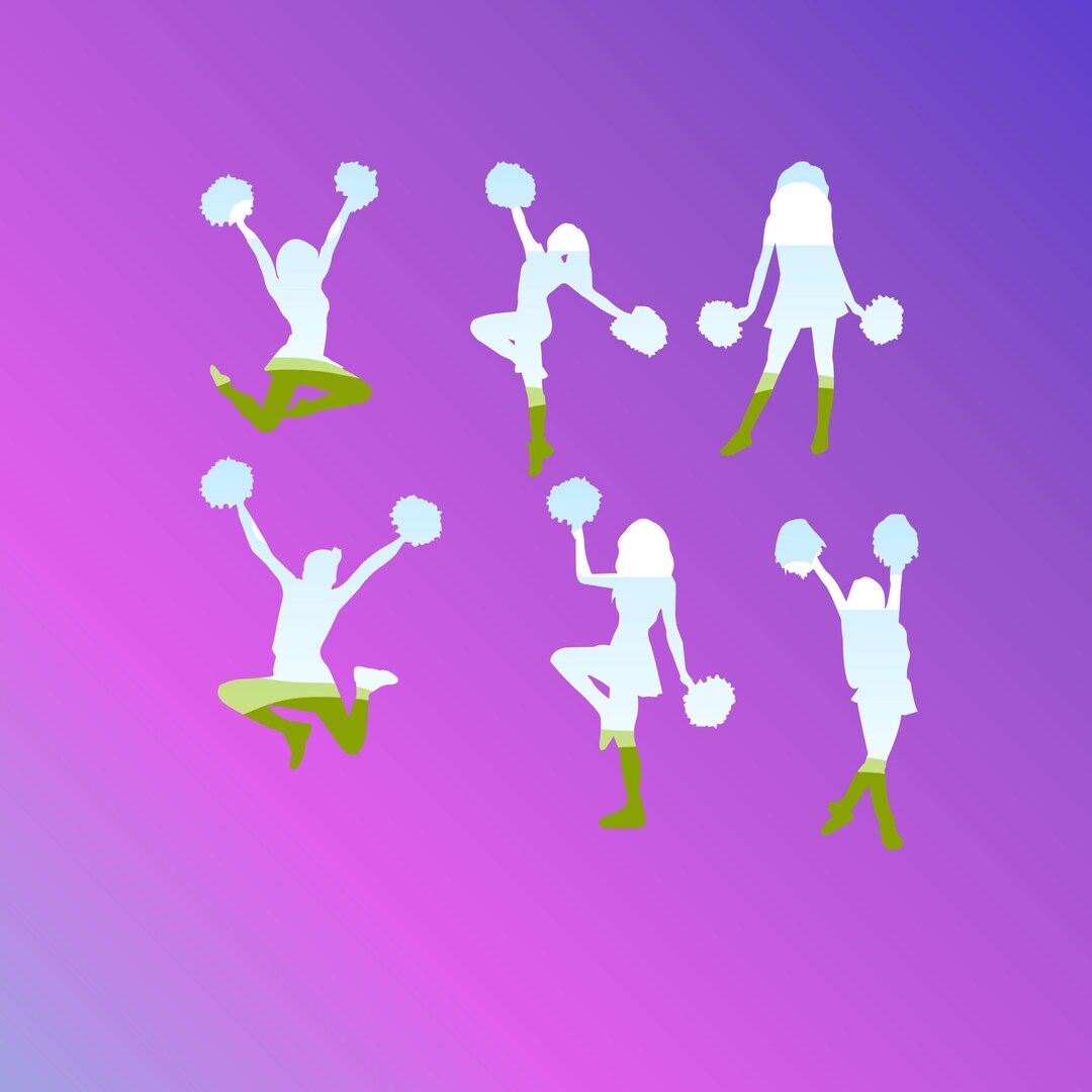 Cheer Stunt Canva Frames , Editable in Canva , Banner Templates, Mockup ...