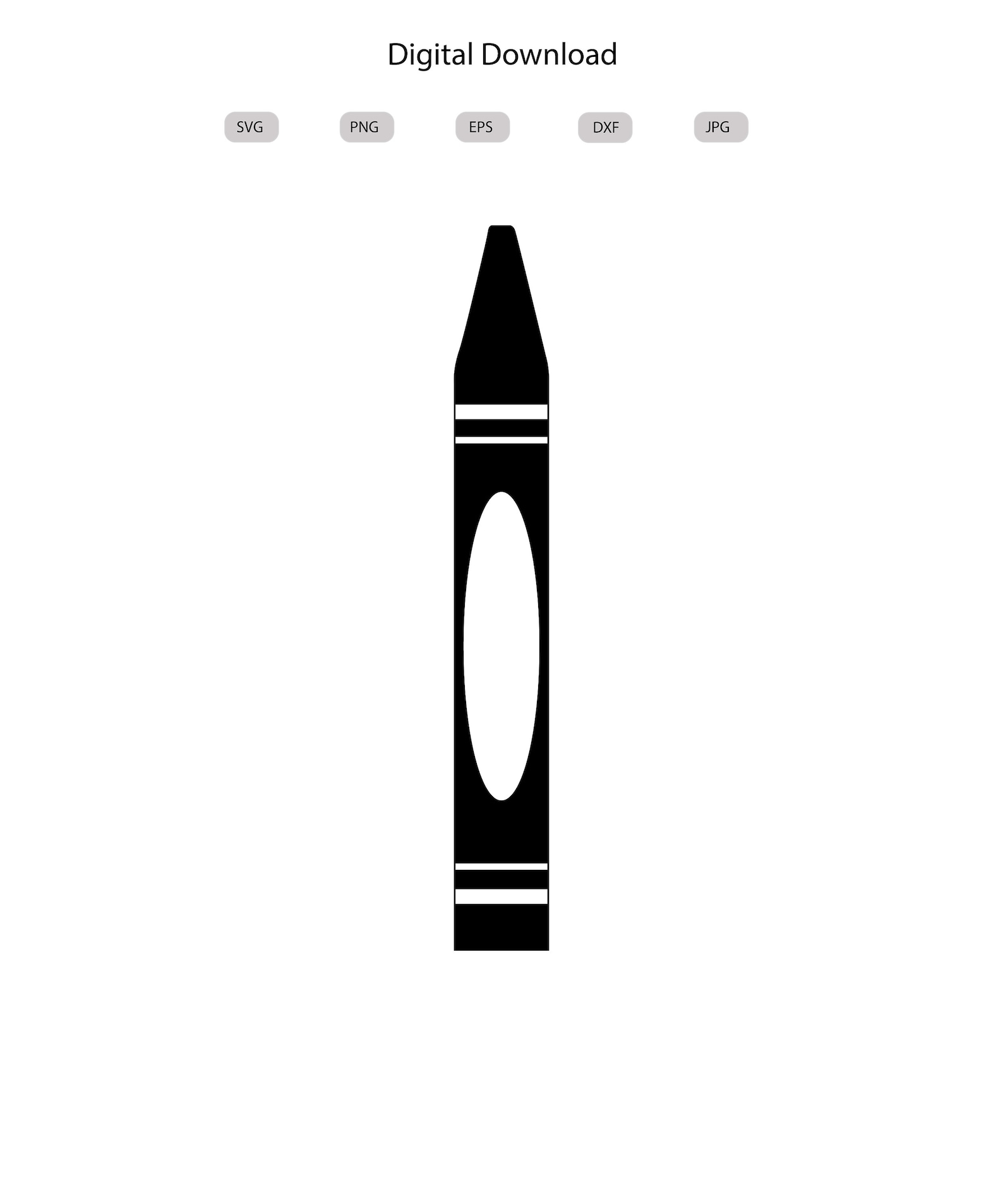 Crayon Svg - Crayon Silhouette - Crayon Svg Bundle - Crayon Svg Design ...