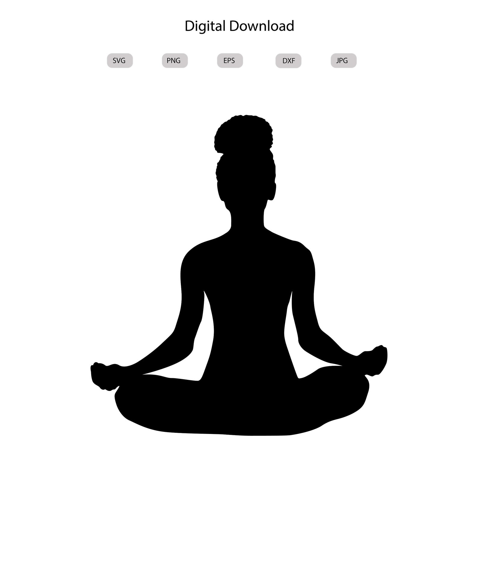 Afro Yoga Svg afro Yoga Silhouette-afro Yoga Svg Bundle-afro - Etsy