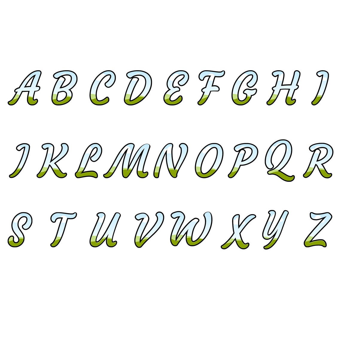 Canva Alphabet Frames , Editable in Canva , Banner Templates, Mockup ...