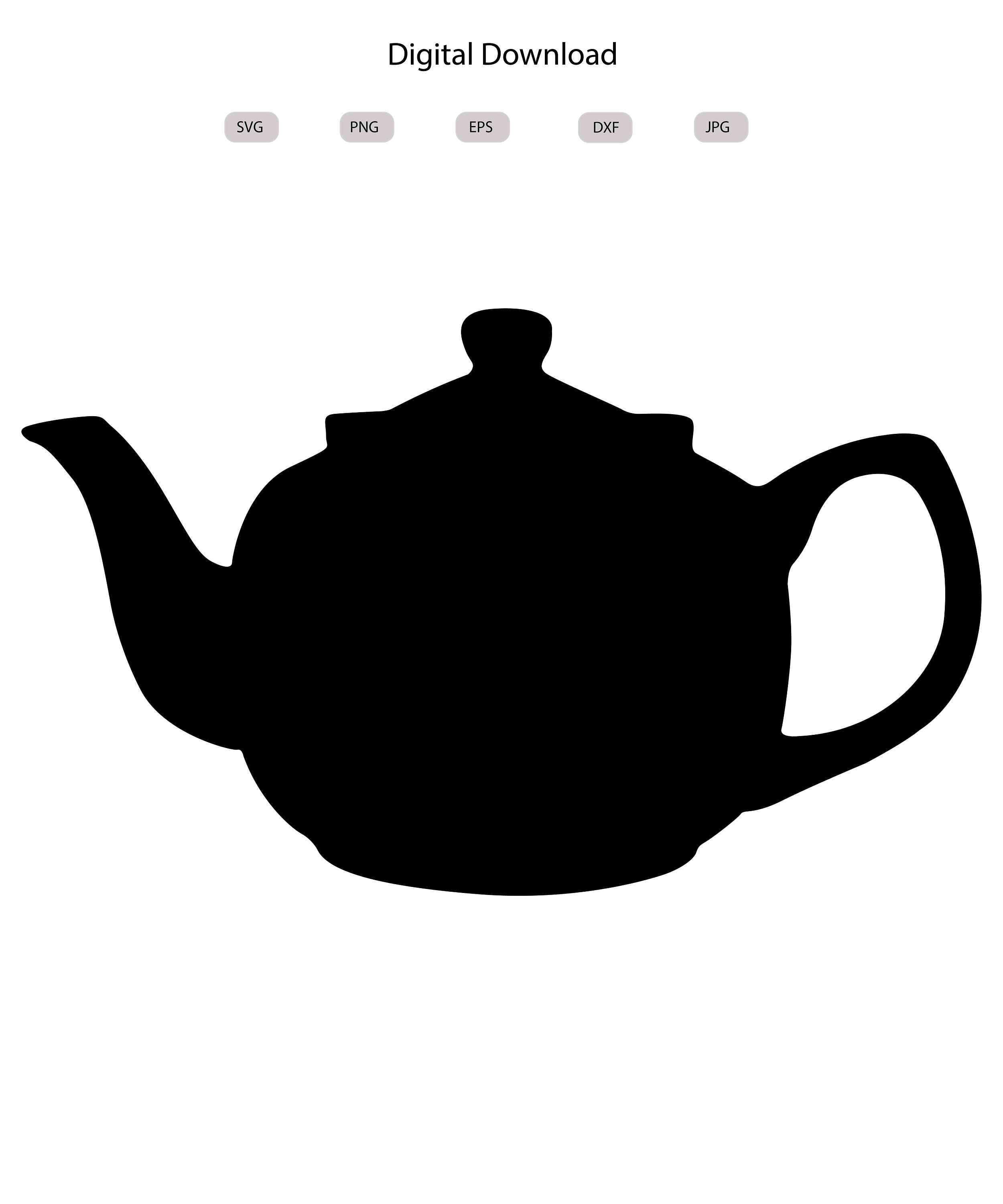 Teapot Svg Teapot Silhouette Teapot Svg Bundle teapot Svg Design Teapot ...