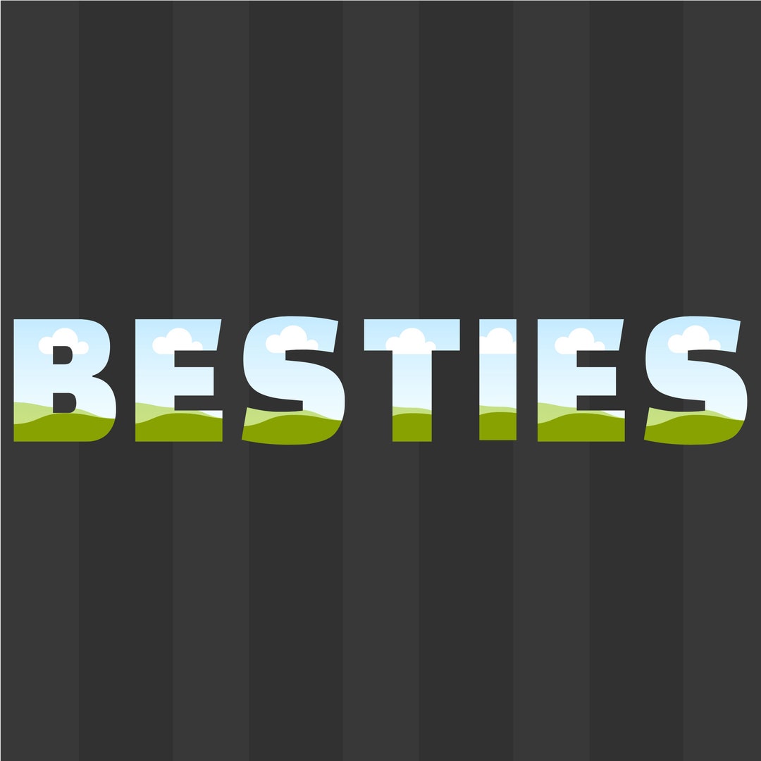 Besties Photo Collage Canva Frames , Editable in Canva , Banner ...