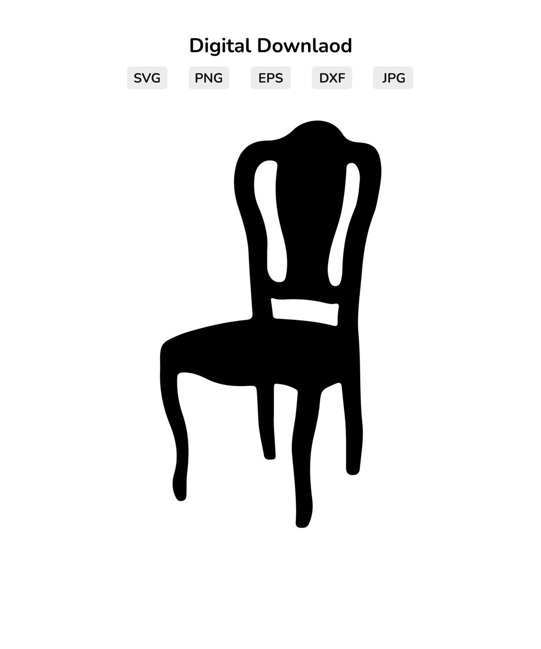 Vintage Chairs Svg - Vintage Chairs Silhouette - Vintage Chairs Svg ...