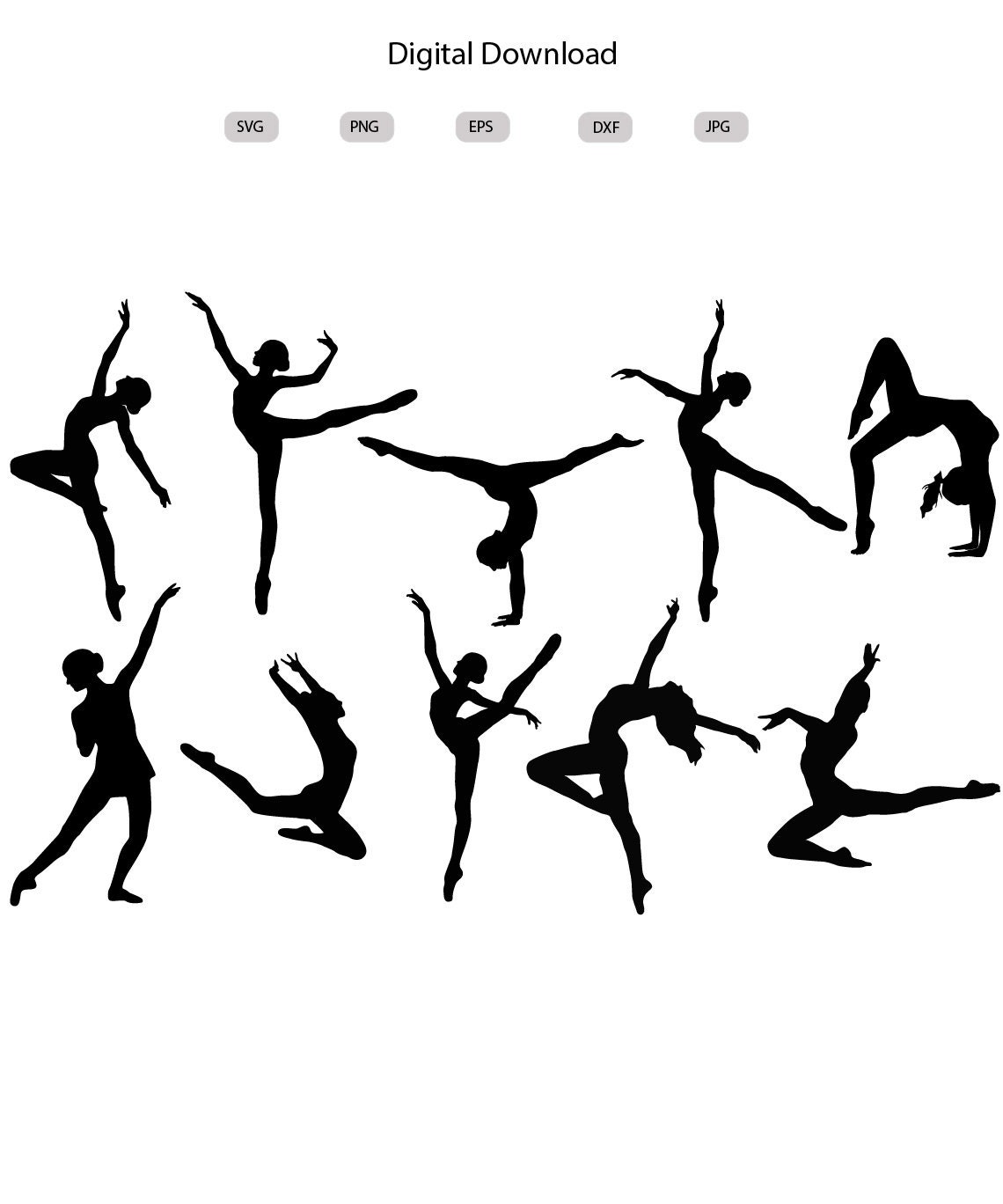 Dancer Svg - Dancer Silhouette - Dancer Svg Bundle - Dancer Svg Design ...