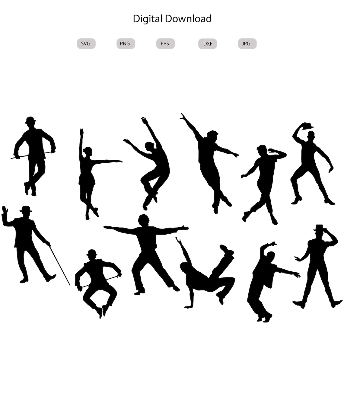 Tap Dancing Svg - Tap Dancing Silhouette - Tap Dancing Svg Design- Tap ...