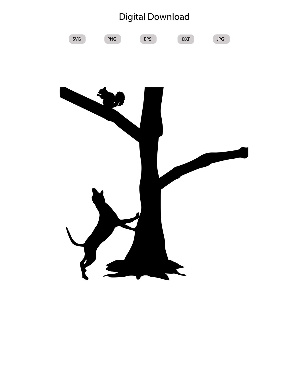 Squirrel Hunting Svg - Squirrel Hunting Silhouette - Squirrel Hunting ...