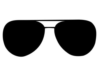 Sunglasses SVG Aviators SVG Sunglasses Silhouette Shape Png Cut File ...