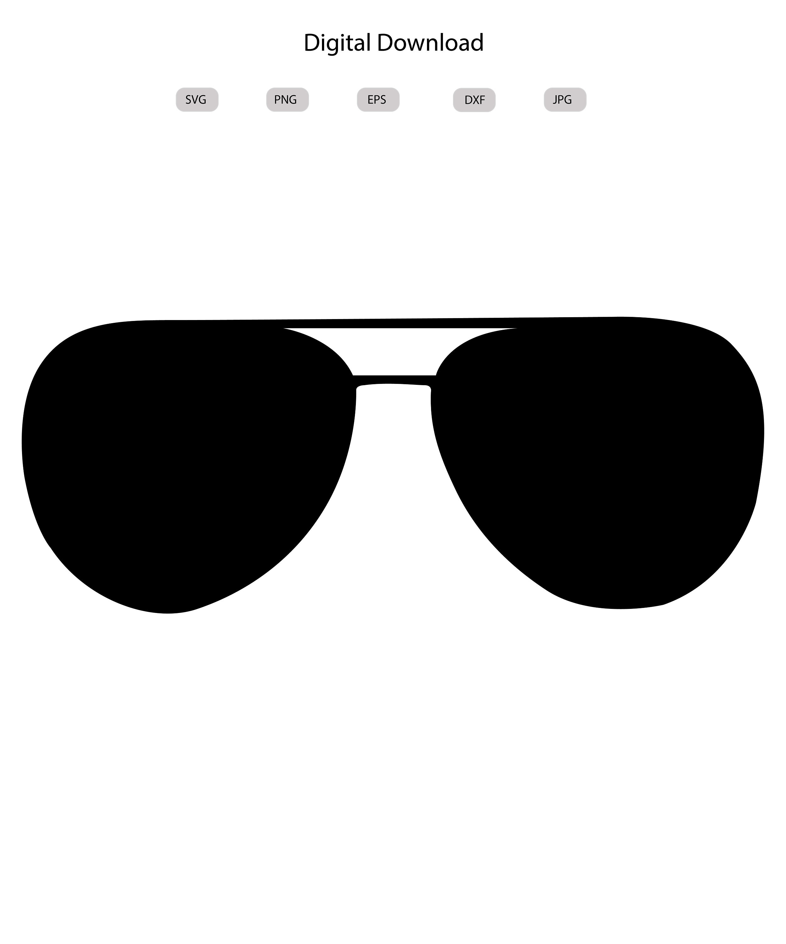 Sunglasses Svg - Sunglasses Silhouette - Sunglasses Svg Design ...