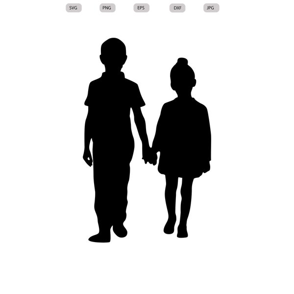 Brother and Sister Clipart - Etsy